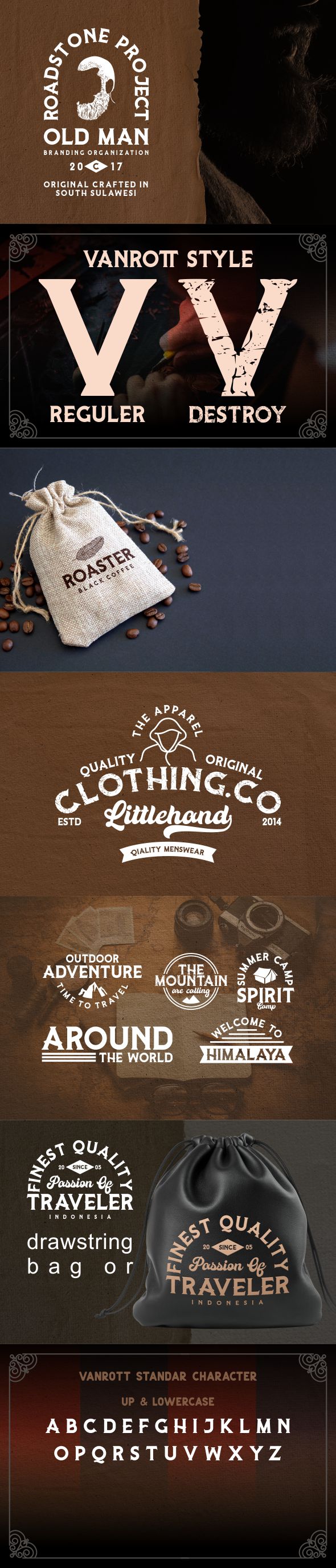 Vanrott - Old Style Font, Fonts | GraphicRiver